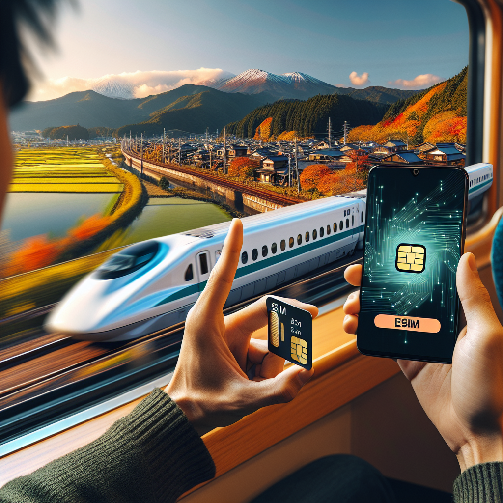 Using eSIM While Traveling Japan by Shinkansen - WG JAPAN eSIM